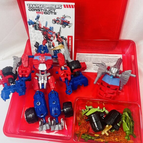 Hasbro | Toys | Hasbro Transformers Optimus Prime Construct Bots Ultimate Class E1 Build Toy ...
